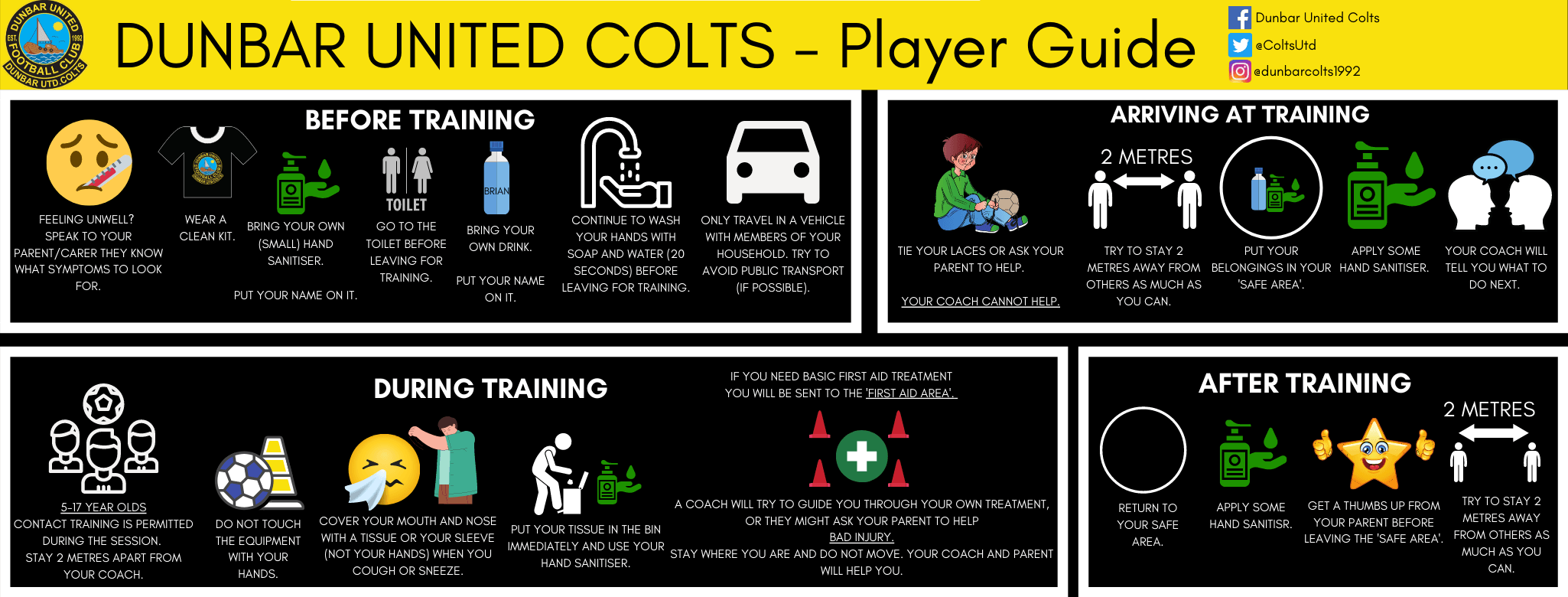 Return to Football - Dunbar United Colts F.C.